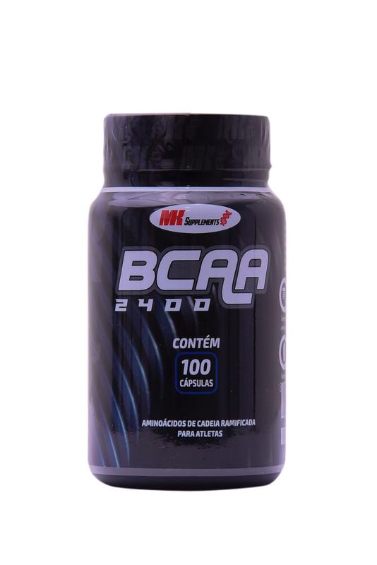 BCAA 2400 - 100 Cápsulas - MK Supplements - BCAA - Magazine Luiza