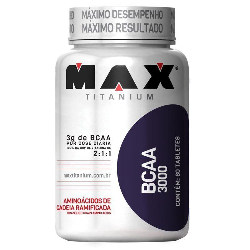 Bcaa 3000 - 60 Tabletes - Max Titanium - BCAA - Magazine Luiza