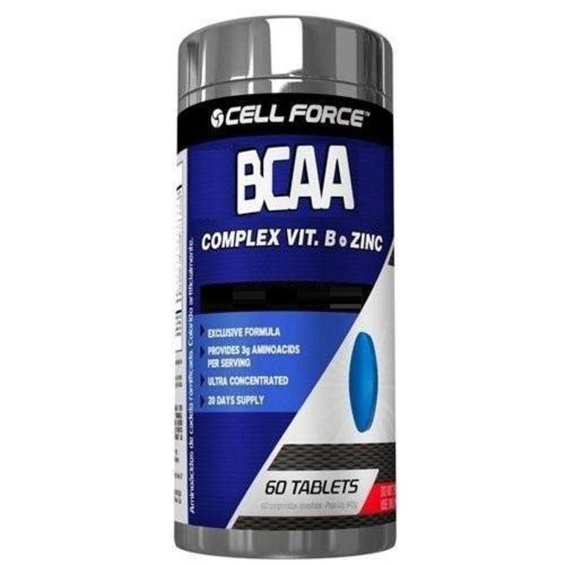 Bcaa 6:1:1 - 60 Tablets - Cell Force - BCAA - Magazine Luiza