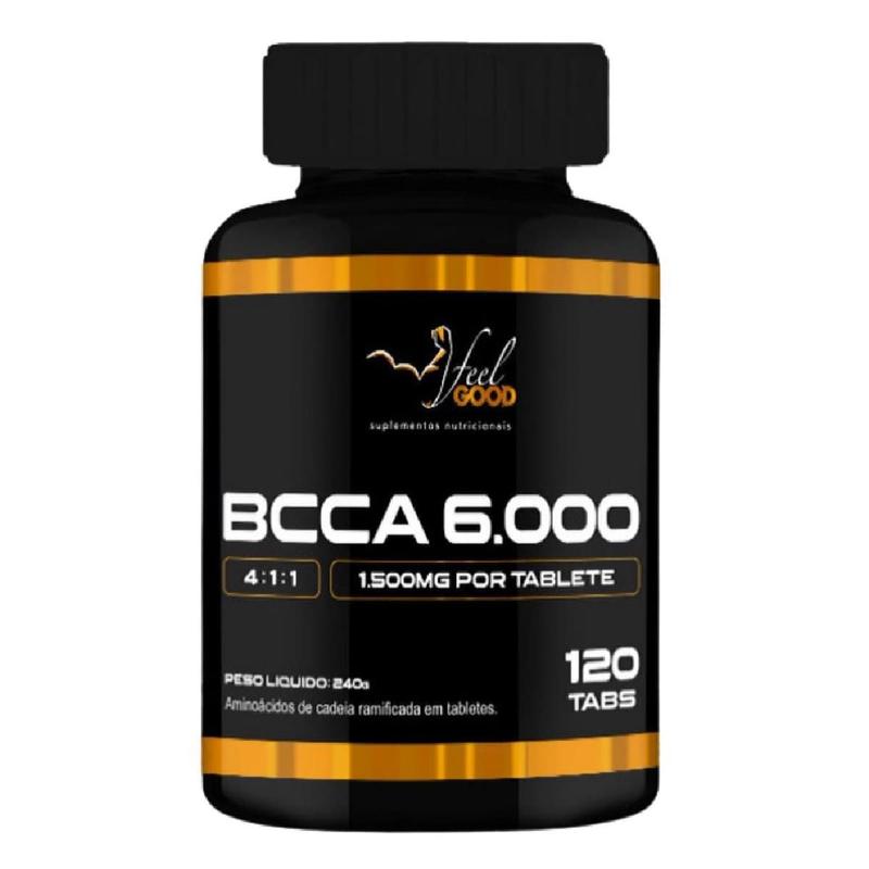 BCAA 6000 4:1:1 120 Tabletes Feel Good - BCAA - Magazine Luiza