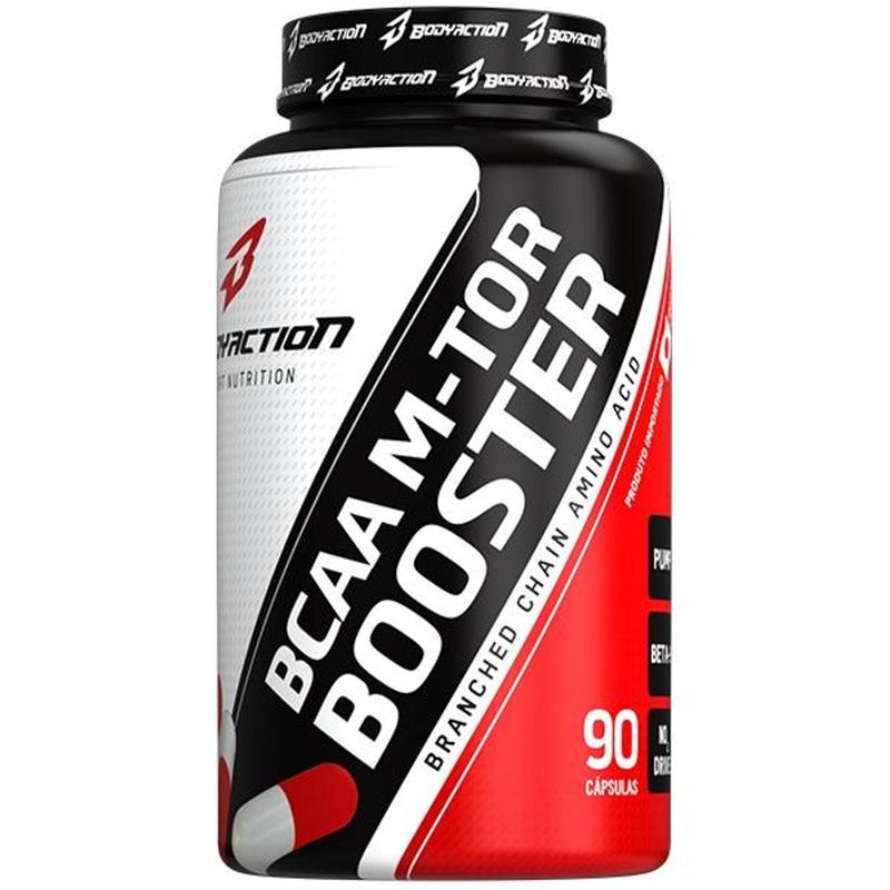 Bcaa M-Tor Booster 90 Cápsulas - Body Action - Massa Muscular ...