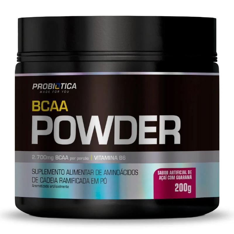 Bcaa Powder 200g Com Vitamina B6 - Probiótica - BCAA - Magazine Luiza