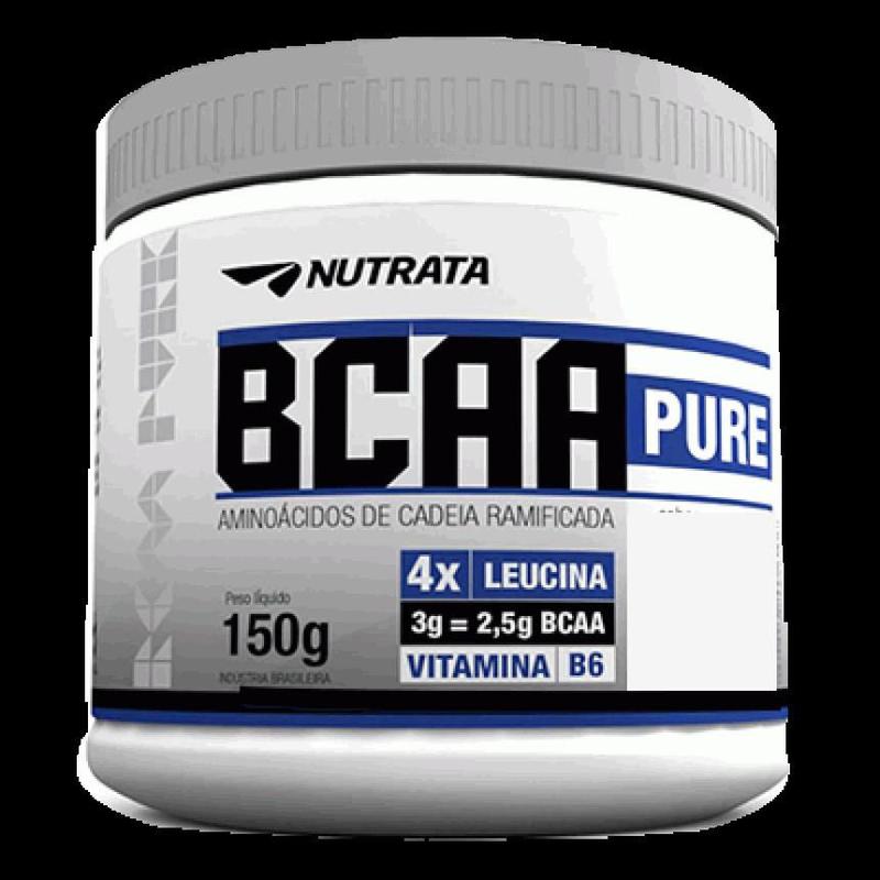 BCAA Pure Pó (150g) - Sabor: Natural - Nutrata - BCAA - Magazine Luiza