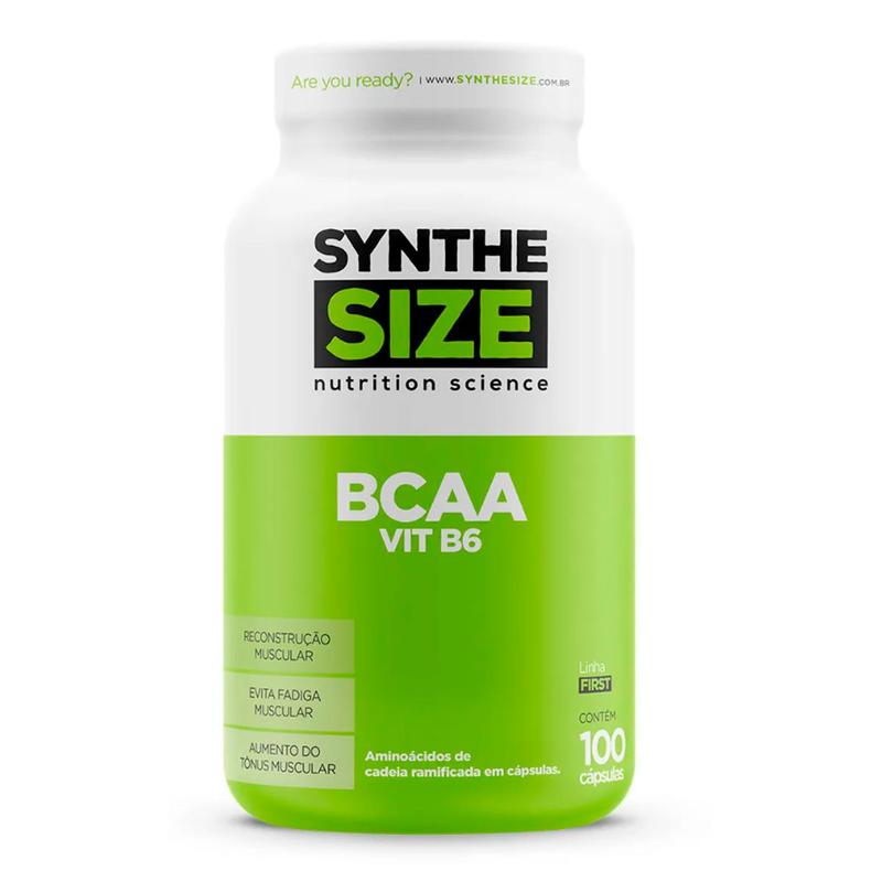Bcaa Vit B6 100 Cápsulas - Synthesize - SYNTHESIZE 18% - BCAA ...