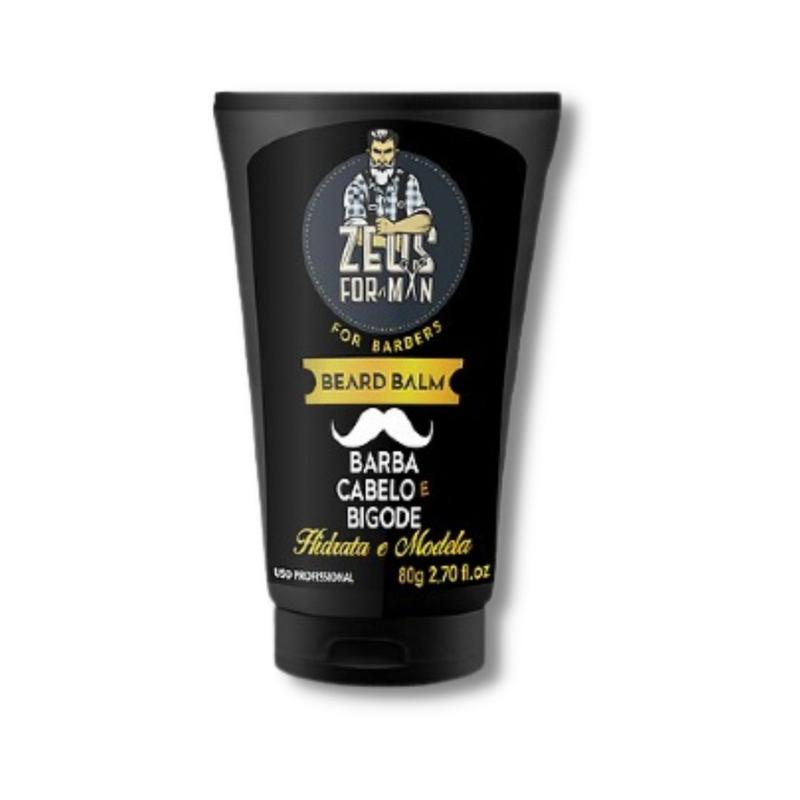 Beard Balm Bálsamo Creme Barba e Cabelo Hidrata Modela - Balm para ...