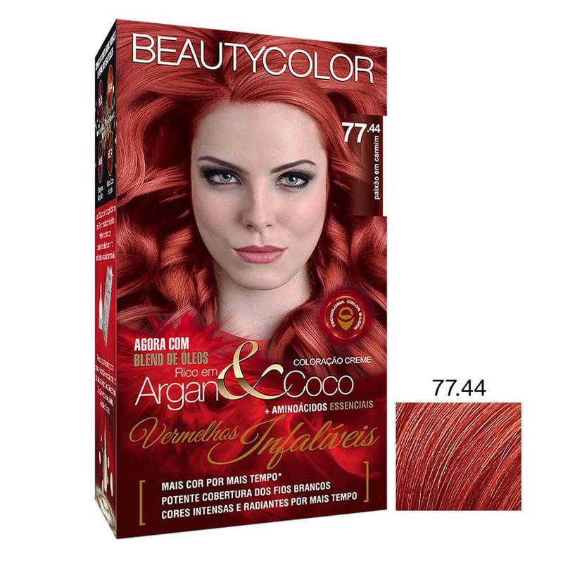 Beautycolor kit coloracao creme permanente 77.44 - Tinta de Cabelo ...