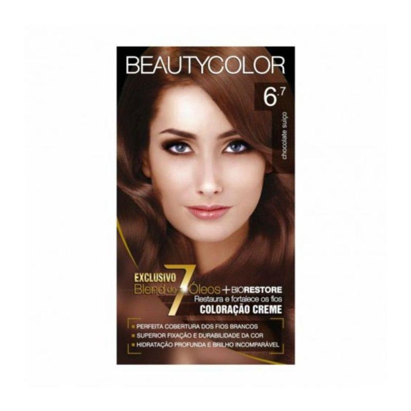 Beautycolor Tinta Kit 6.7 Chocolate Suíço - Tinta de Cabelo - Magazine ...