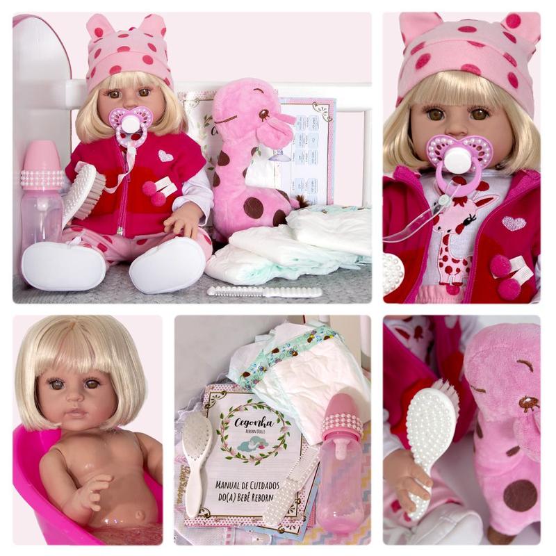 Bebê Princesa Girafinha Grande Reborn Magazine Luiza - Cegonha Reborn ...