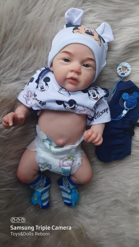 Bebe reborn mr.boy pode dar banho - Toys&dolls reborn - Bonecas ...