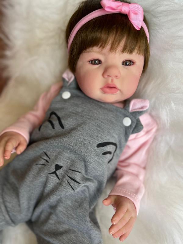 Bebê Reborn Realista Abigail 04 - Kit Completo - Lanny Baby - Bonecas ...