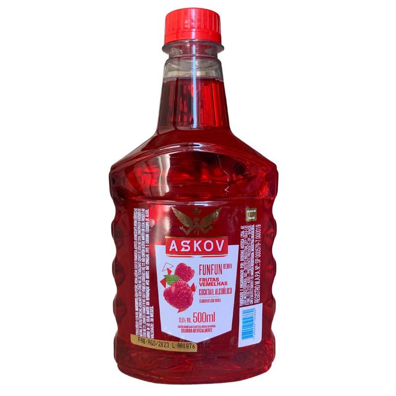Bebida askov fun fun vodka frutas vermelhas 500ml - Vodka - Magazine Luiza