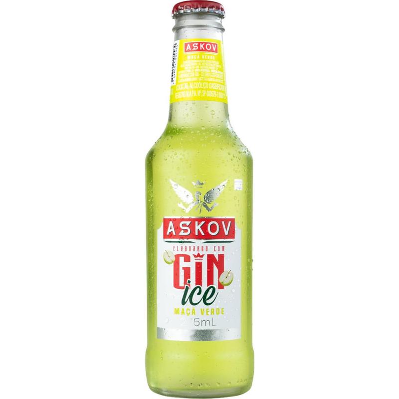 Bebida askov ice gin maçã verde long neck 275ml - Ice - Magazine Luiza