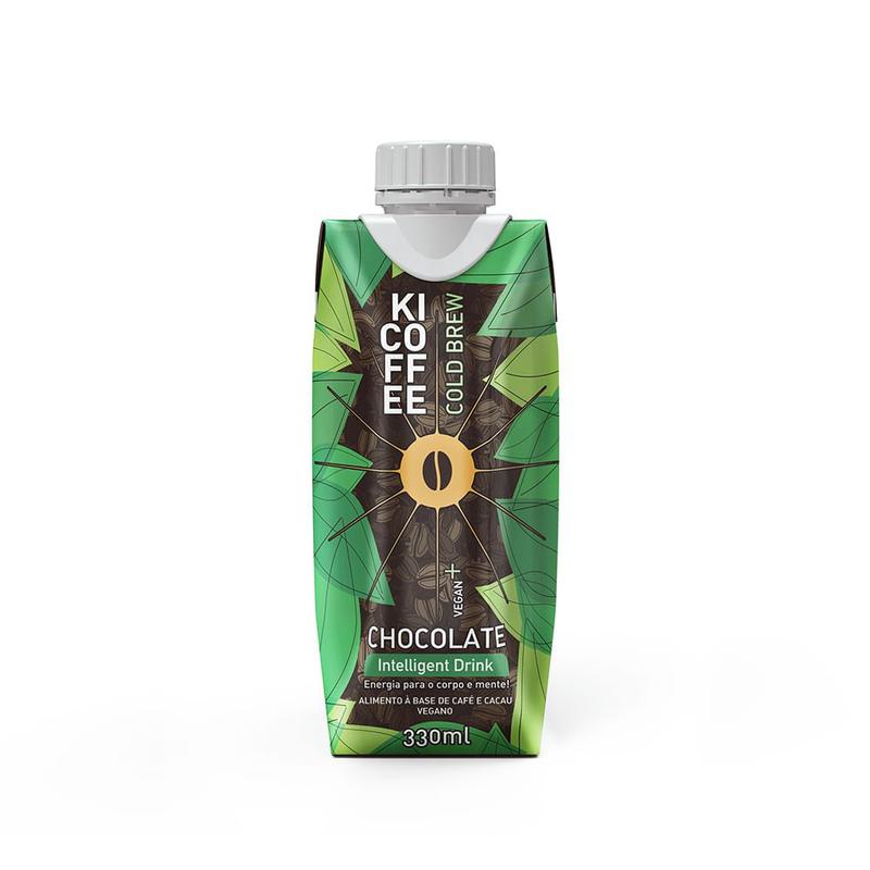 Bebida Energética Sem Açúcar Vegan Chocolate Kicoffee 330ml - Bebida ...