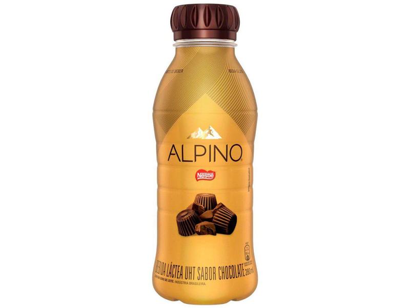 Bebida Láctea Alpino Fast Original Chocolate - 280ml - Nestlé - Bebida ...