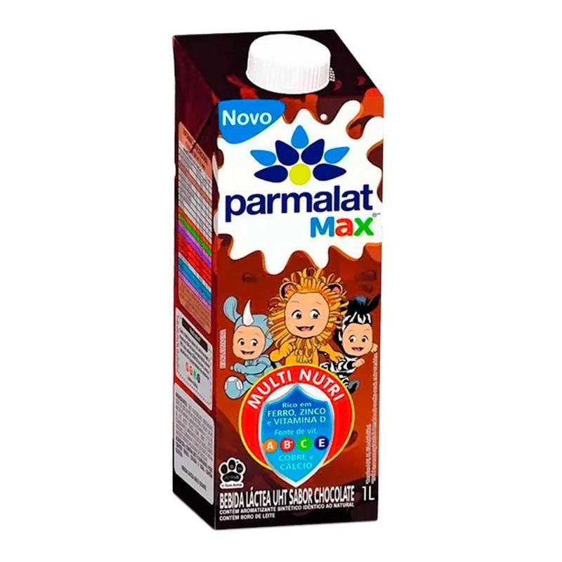 Bebida Láctea Parmalat Max Chocolate 1 Litro - Bebida Láctea - Magazine ...