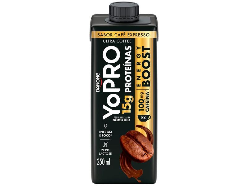 Bebida Láctea UHT com 15g de Proteínas Danone - YoPRO Energy Boost Café ...