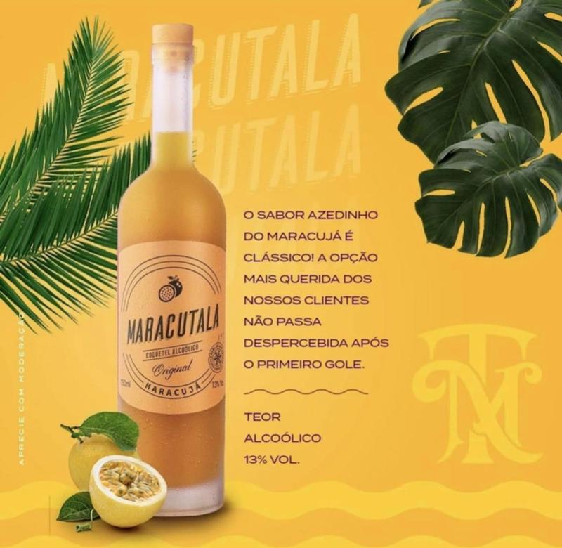 Bebida Licor Batida Maracutala Maracujá Natural 750ml - Licor ...