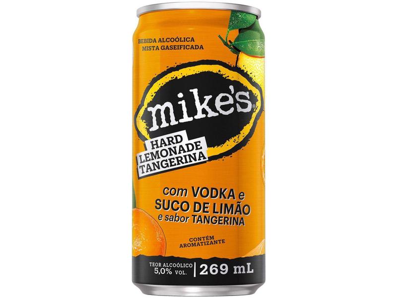Bebida Mista Água Gaseificada e Vodka Mikes - Hard Lemonade Tangerina ...