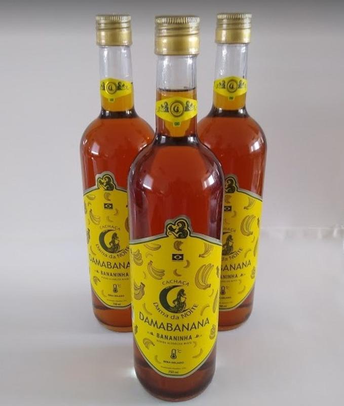 Bebida Mista De Cachaça Dama Da Noite Com Banana 275ml - Bebida Mista ...
