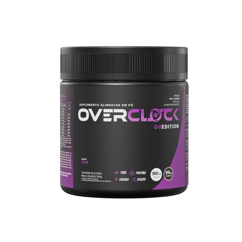 Bebida Overclock GG - Pote (30 doses) - Pote - Magazine Luiza