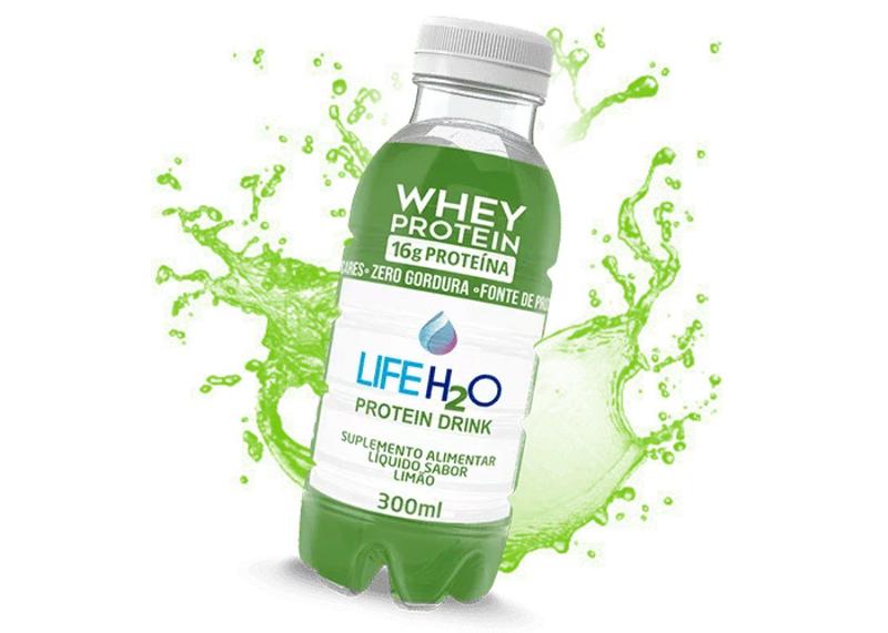 Bebida Proteica LIFE H20 Protein Drink 300ml Fardo C/12 Unidades - Life ...