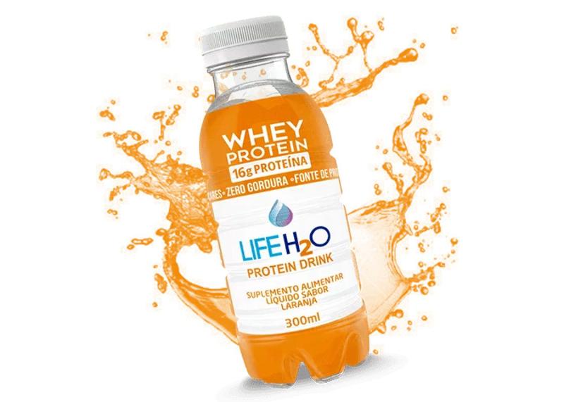 Bebida Proteica LIFE H20 Protein Drink 300ml Fardo C/12 Unidades - Life ...
