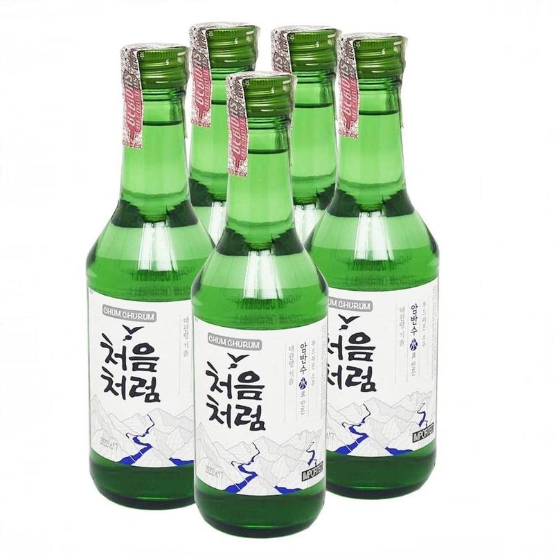 Bebida Soju Coreana Chum Churum 16,5% 360ml (kit Com 5) - Lotte - Soju ...