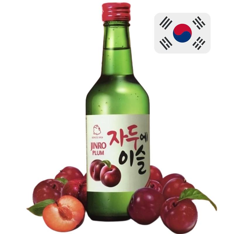 Bebida Soju Coreano Sabor Ameixa 360ml - JINRO - Soju - Magazine Luiza