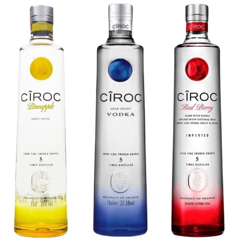 Bebida Vodka Ciroc Sabores Pineapple Natural Red Berry 750ml - Vodka ...