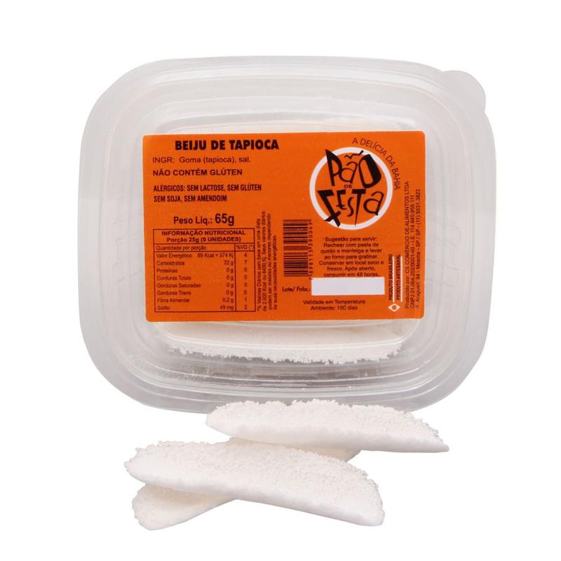Beiju de tapioca Pão de Festa 65g - Tapioca - Magazine Luiza