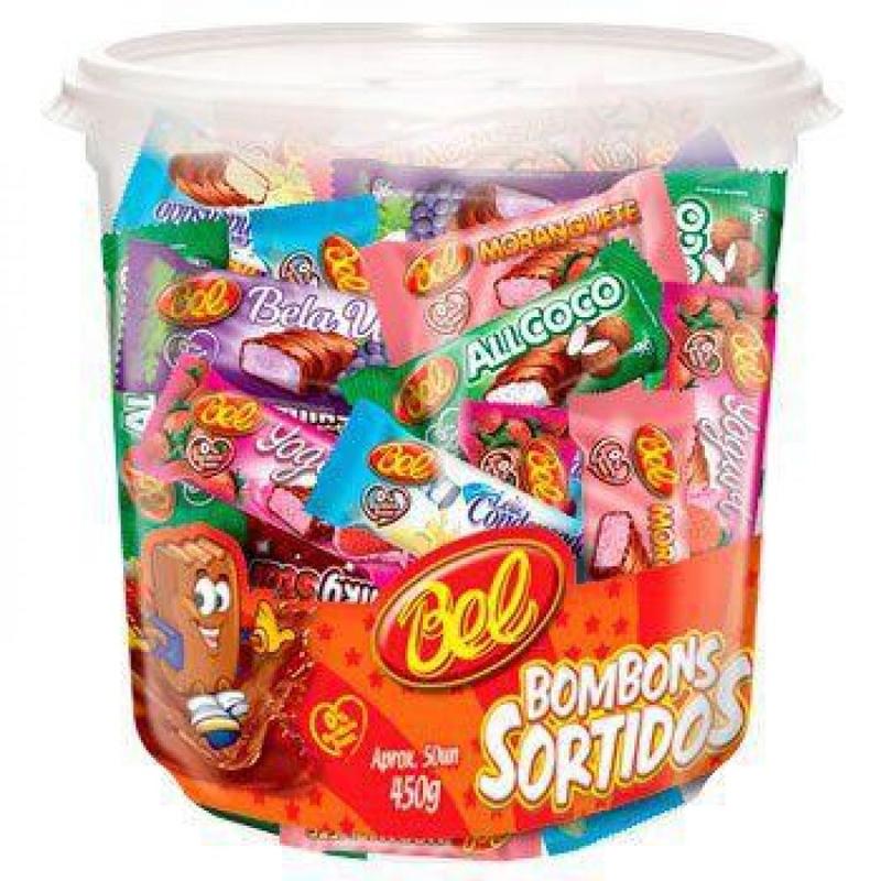 Bel Bombom Sortido Pote 50 Un - Bombom - Magazine Luiza