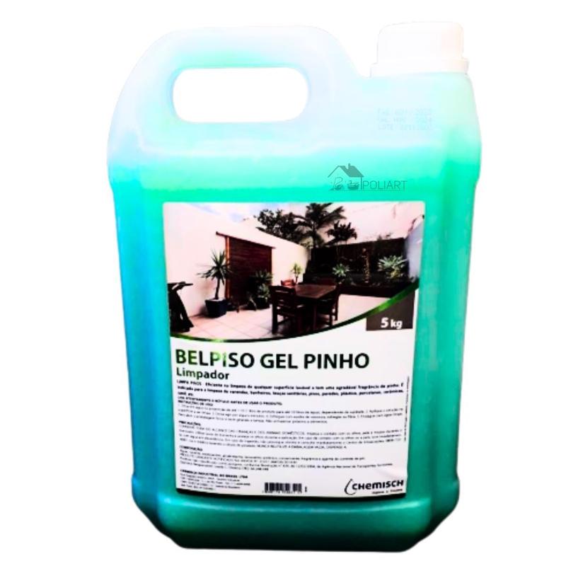 BelPiso Gel Sabão Desinfetante Concentrado 5L Para Pisos Geral, Limpa ...