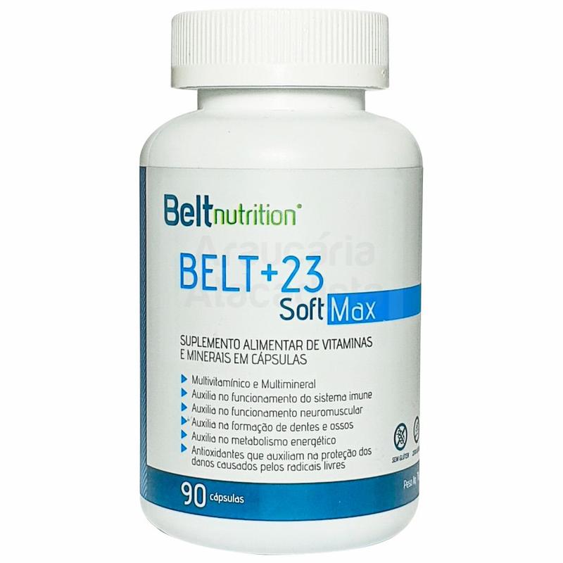 Belt +23 Soft Max Multivitamínico 90 Cápsulas Gelatinosas - Belt ...