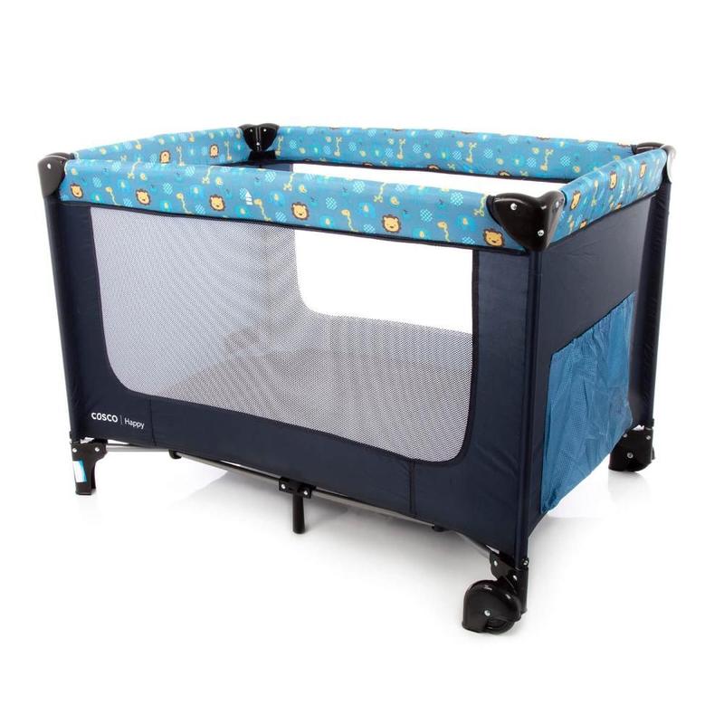 Berço Portátil Happy Azul Cosco Kids - Berço Portátil / Desmontável ...