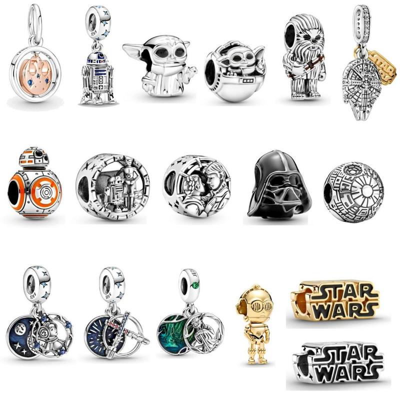 Berloques Pingentes Star Wars Prata Certificada 925 - A Berlocaria ...