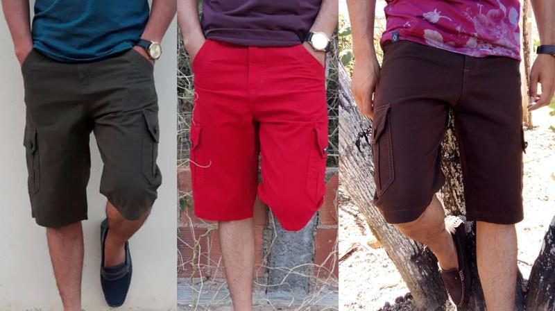 Bermuda Cargo Masculina Kit/3 - HABITUS Vestuário - Bermuda Masculina ...