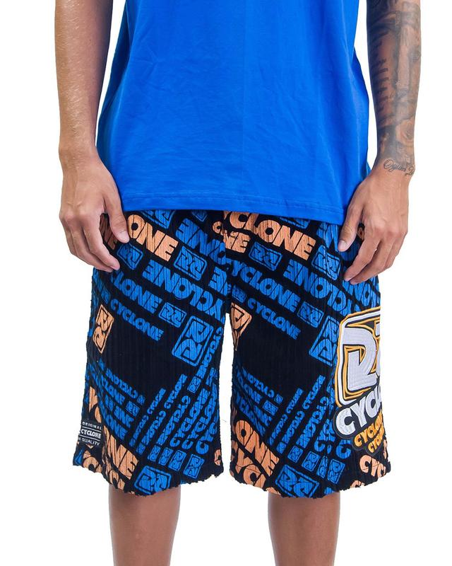 Bermuda Cyclone Veludo Mega Names - Bermuda Esportiva - Magazine Luiza