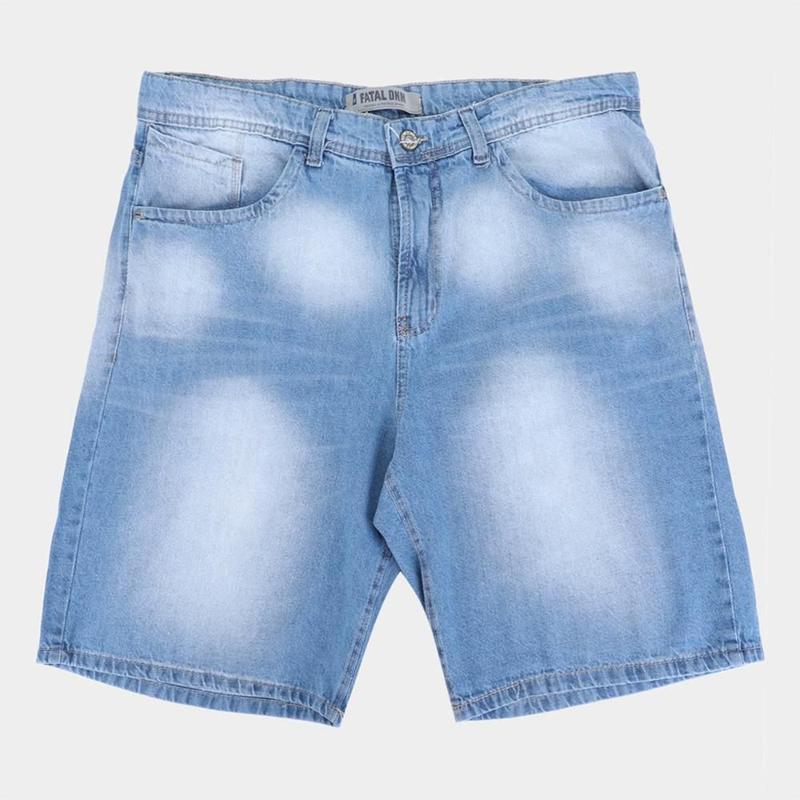 Bermuda Jeans Fatal Slim Plus Size Masculina - Bermuda Esportiva ...