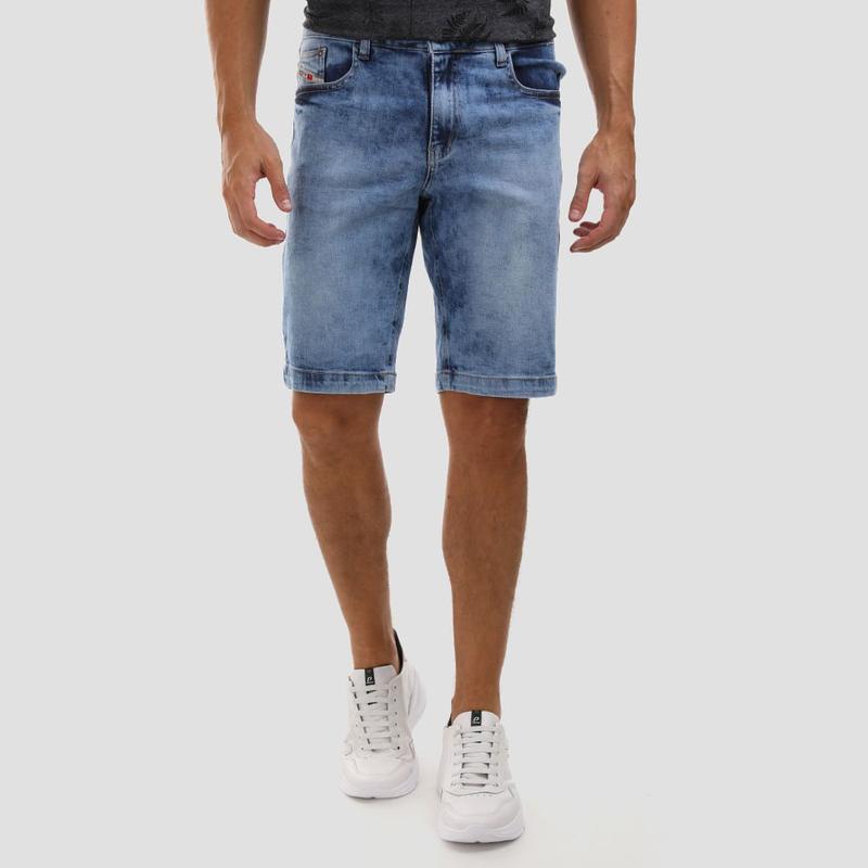 BERMUDA JEANS SKAY Azul - ROWERS - Bermuda Plus Size Masculina ...