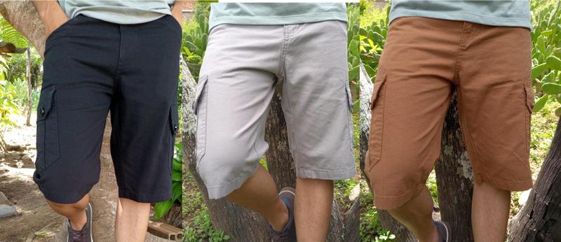 Bermuda Masculina Cargo kit/4 - HABITUS VESTUÁRIO - Bermuda Masculina ...