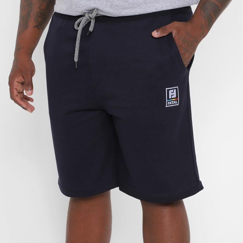 Bermuda Moletom Fatal Plus Size Masculina - Bermuda Masculina ...