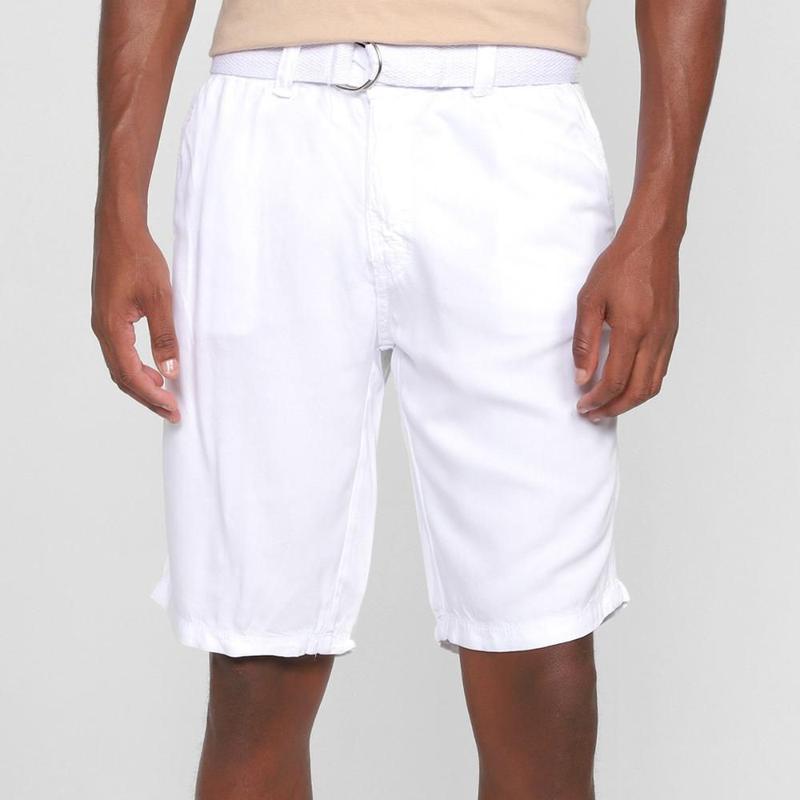 Bermuda Sarja Terminal Alfaiataria C/ Cinto Masculina - Bermuda ...
