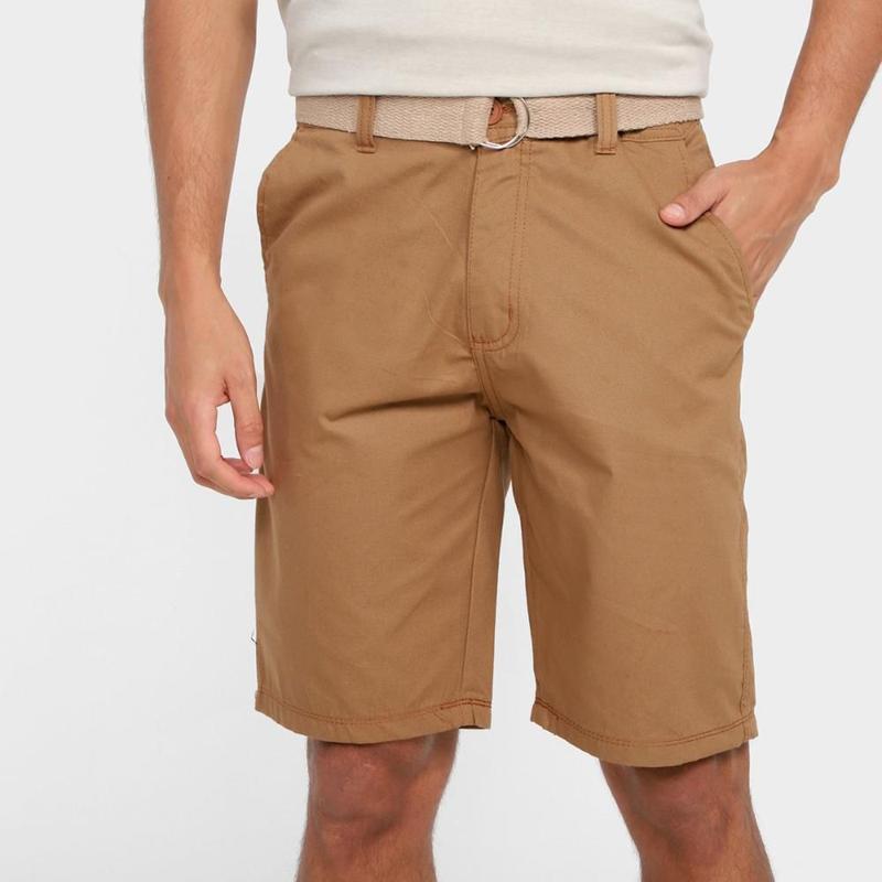 Bermuda Sarja Terminal C/ Cinto Masculina - Bermuda Masculina ...