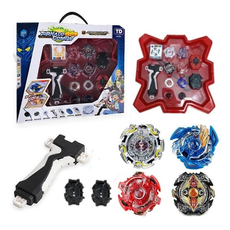 Beyblade Arena Storm Gyro + 4 Beyblade + 2 Lançadores - Pião de Batalha ...