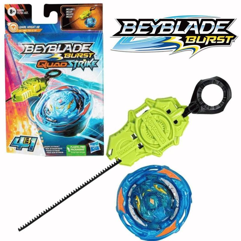 Beyblade Burst Quadstrike Whirl Knight K8 8+ F6808 Hasbro - Pião de ...