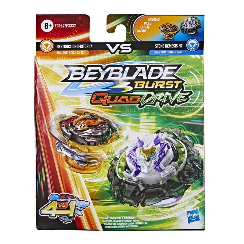 Beyblade quaddrive destruction x stone - hasbro f3337 - Pião de Batalha ...