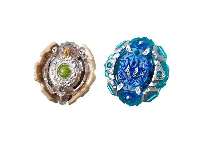 Beyblade Slingshock - Quetziko Q4 x Engaard E4 HASBRO - Pião de Batalha ...