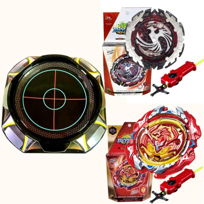 Beyblades Dead Phoenix Vs Revive Phoenix - Arena GT - Top Gyro - Pião ...