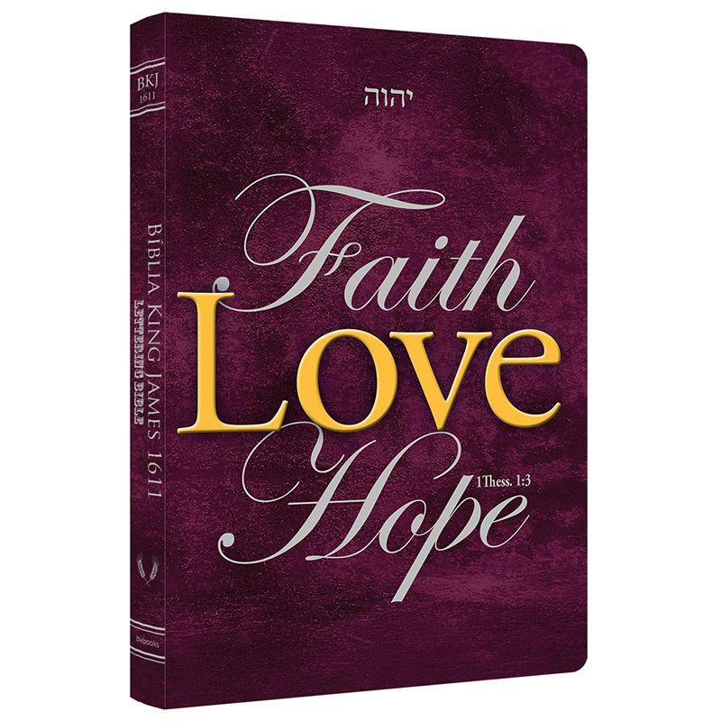 Biblia king james 1611 - ultrafina lettering bible faith hope - BV ...