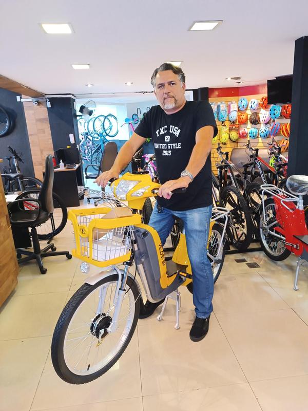 Bicicleta Eletrica 350W Pedal Assistido Pratica Bonita Mais Vendida ...